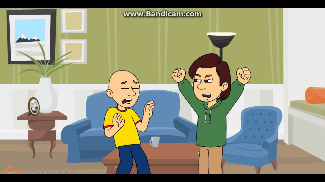 caillou do a loudest arthur.exe's roar in the world / grounded - YouTube