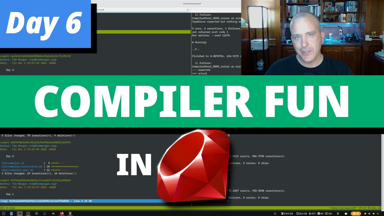 COMPILER FUN, DAY 6: METHODS [RUBY] - YouTube