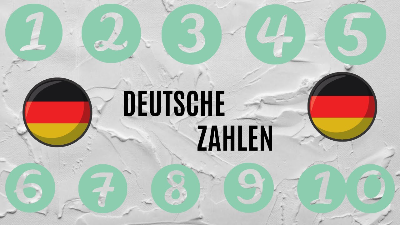 Almanca Sayılar 1'den 100'e Kadar - Akılda Kalıcı - YouTube