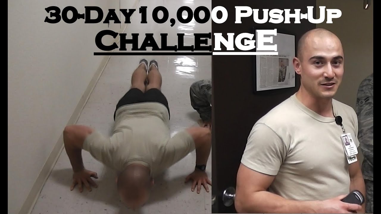 10,000 PUSH-UPs CHALLENGE - YouTube