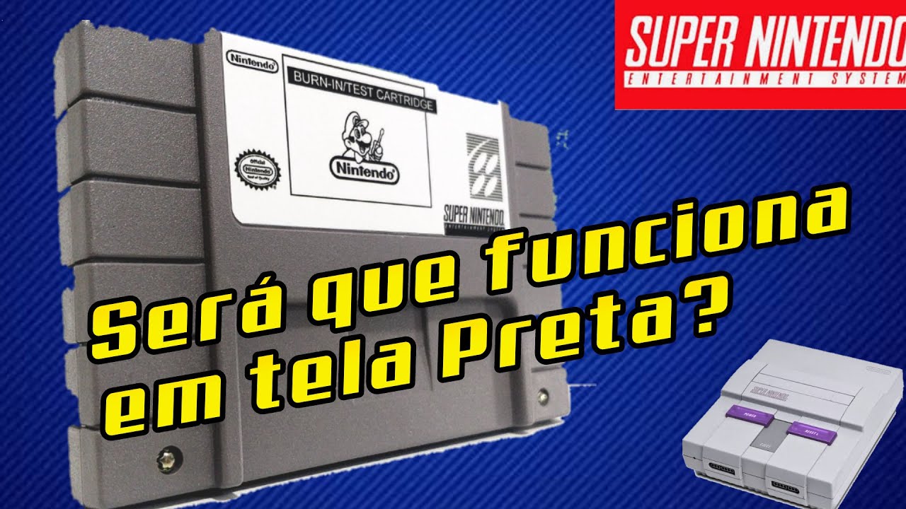 Snes Burn-in Test ,Teste seu console via Everdrive - YouTube