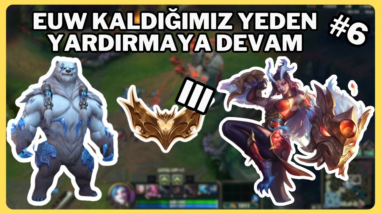 LOL EUW 2 V 8 OYUN OYNAMA | EUW 0 DAN BÖLÜM 6 - YouTube