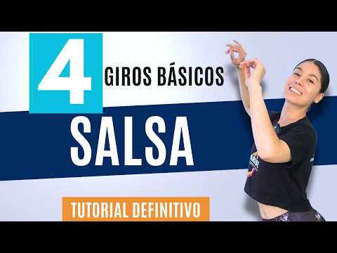 CÓMO GIRAR en SALSA FÁCIL, RÁPIDO y sin MAREARTE (Tutorial paso a paso) | Pau Andrea