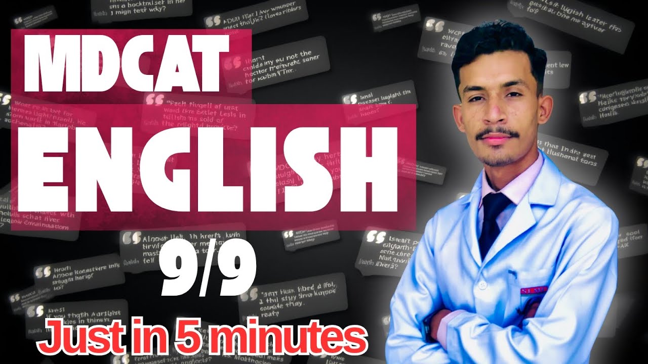 Get full marks in Mdcat English || All Tips and Tricks | Lectures ...