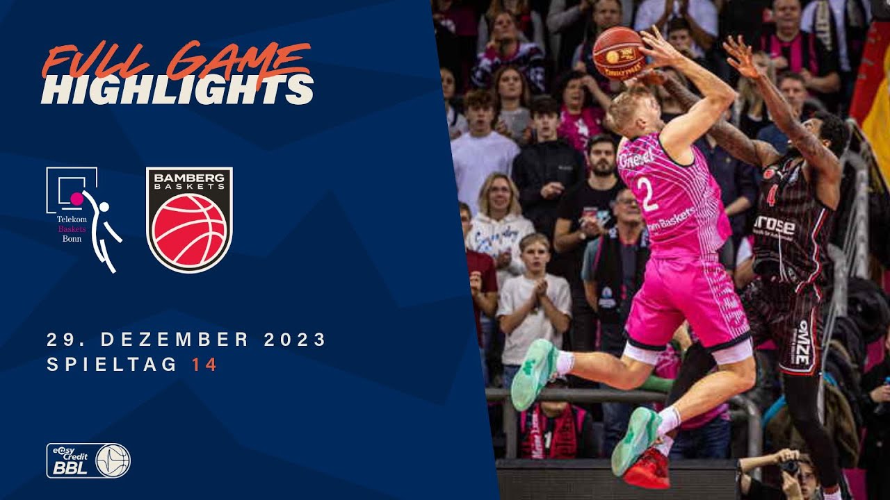 Telekom Baskets Bonn vs. Bamberg Baskets - Full Game Highlights ...