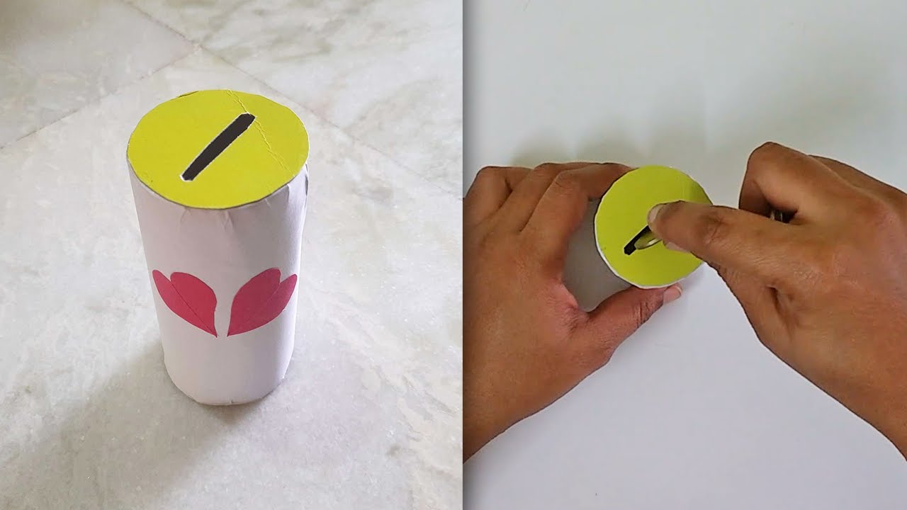 DIY Money Bank Easy | Money Bank From Cardboard - YouTube