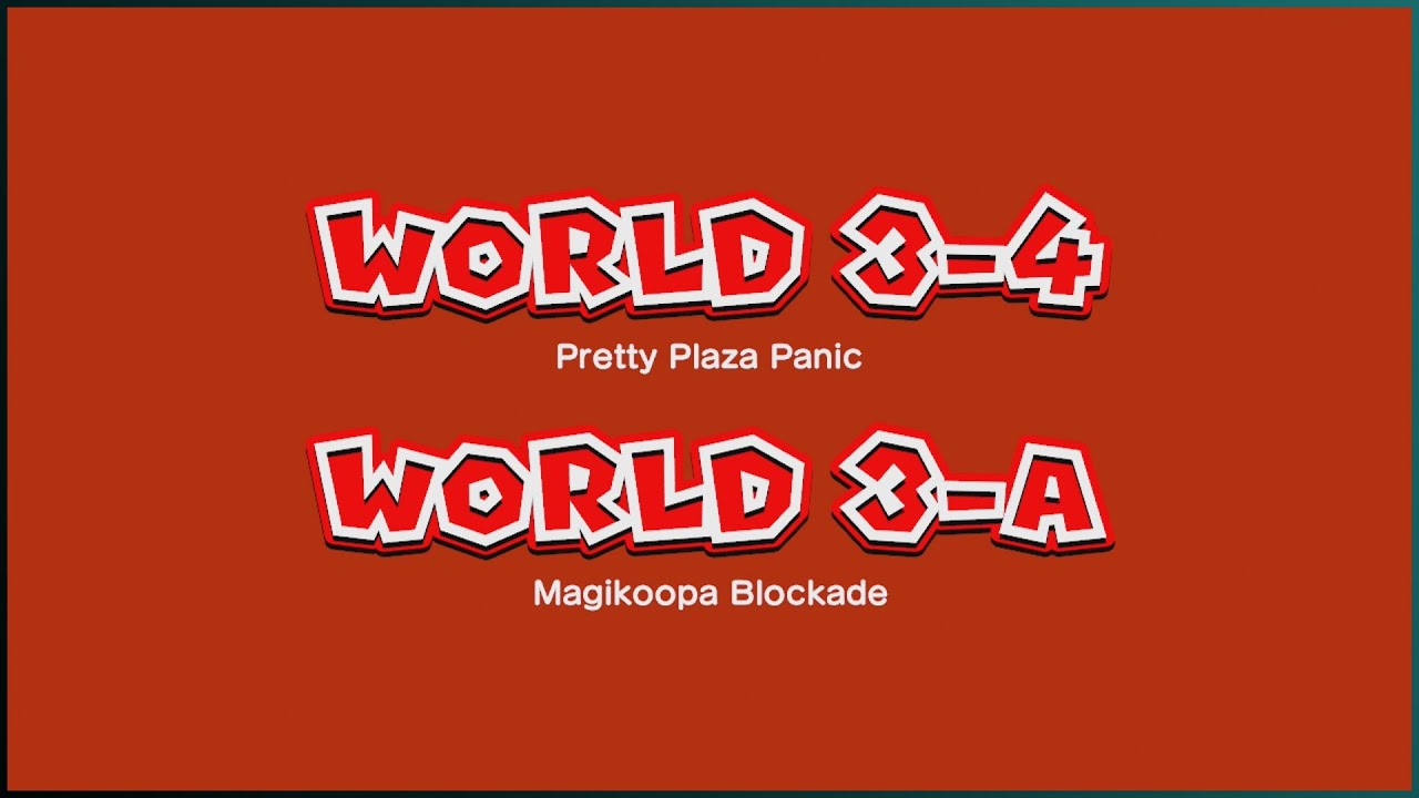 Super Mario 3D World - World 3-4: Pretty Plaza Panic & World 3-A ...