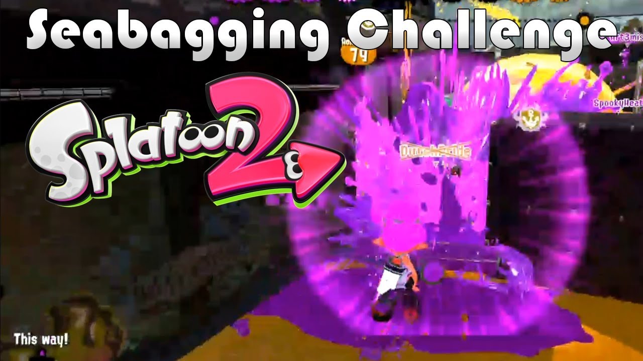 Splatoon 2 Seabagging Challenge - YouTube
