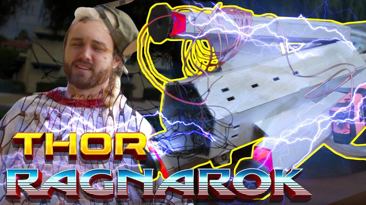 Building Thor's Only Weakness: Taser Net Cannon - YouTube