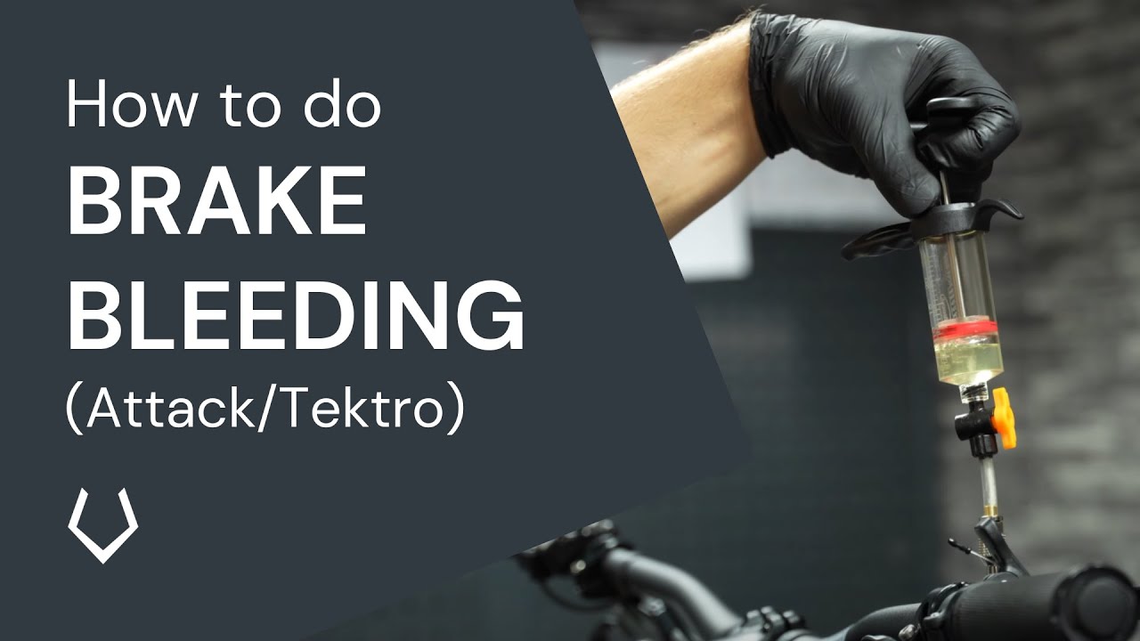 Brake bleeding riderever ATTACK/TEKTRO | Leader Fox - YouTube