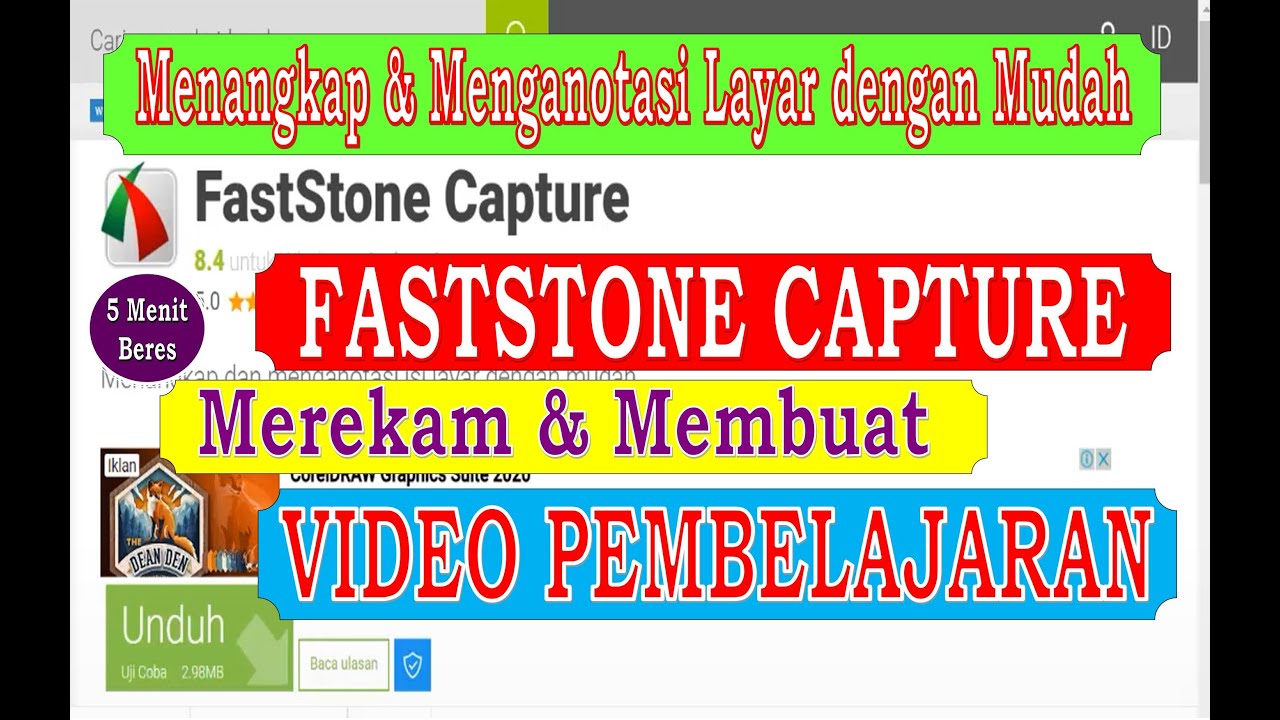 FASTSTONE CAPTURE Tutorial Aplikasi untuk Merekam dan Membuat Video Pembelajaran dengan Mudah ...