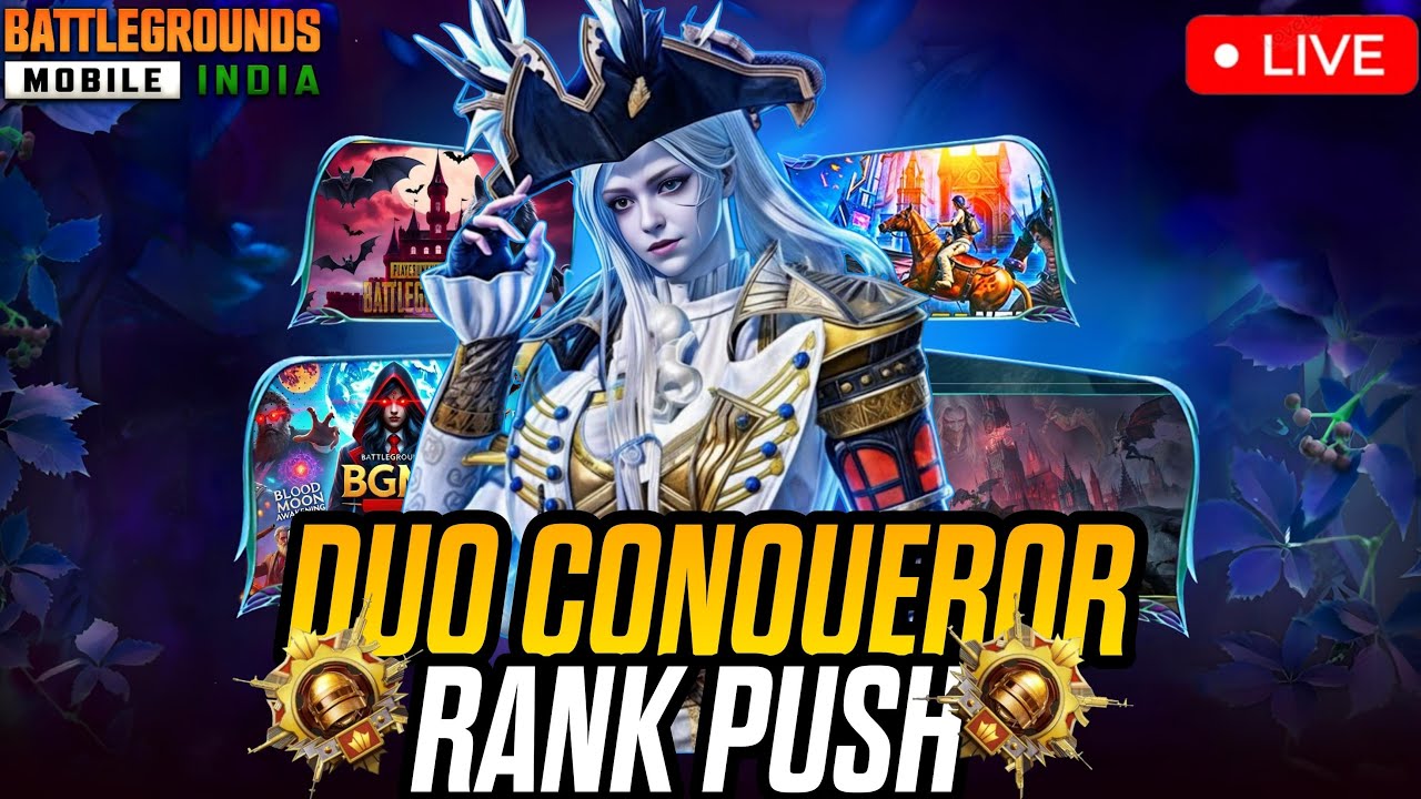 Gold To Conqueror | BGMI LIVE TAMIL | Duo Rank Push To Conqueror | # ...