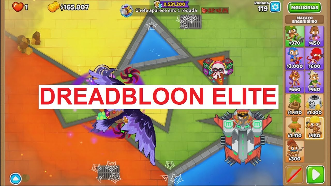 DREADBLOON 'ELITE' NO INESTOURÁVEL - BTD6 - YouTube