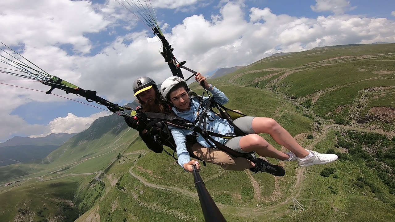 Paragliding in Gudauri Georgia with SkyAtlantida - YouTube