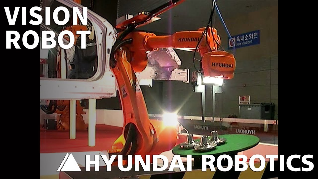 Vision Robot - Hyundai Robotics HA006B - YouTube
