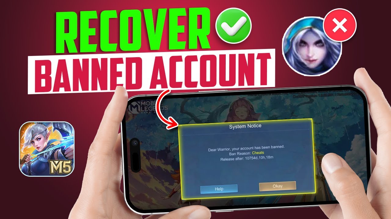 how to recover the Mobile Legends ban account on your iPhone | Unban ...