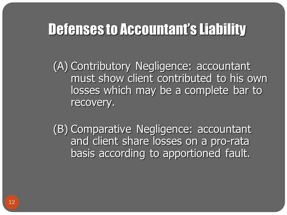 Accountants' Liability Power Point - YouTube
