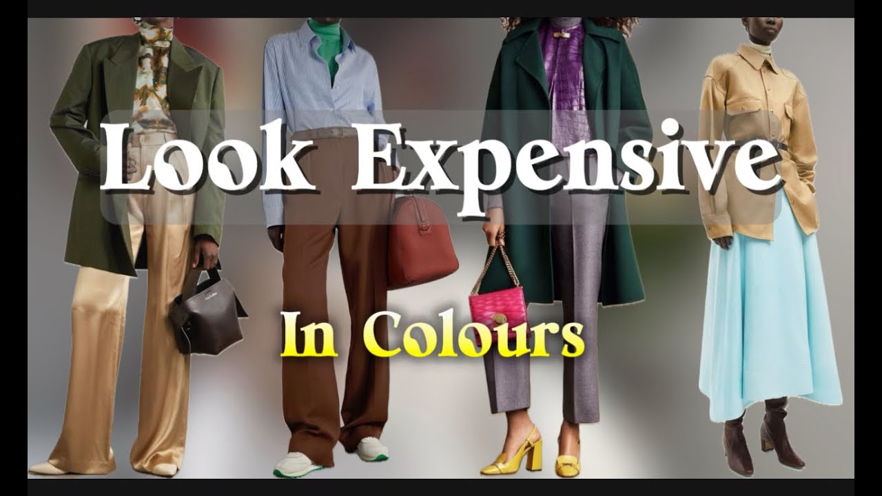 How to look Expensive While wearing Colours || by.veronikaportfolio ...