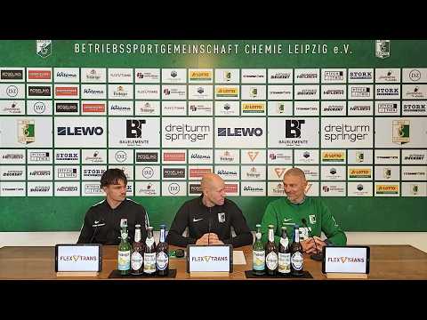 Pressegespräch vor 1. FC Magdeburg II – Chemie