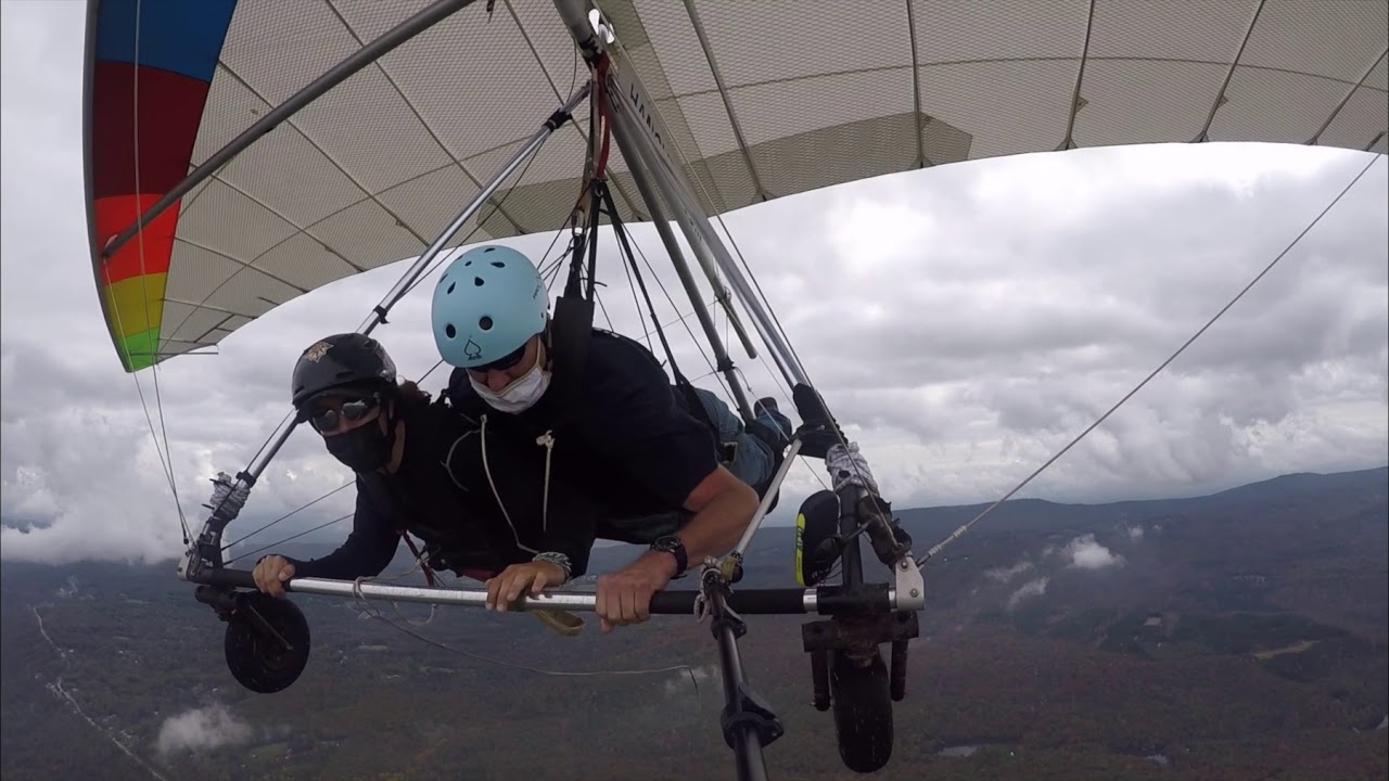 Rick Butler Tandem Hang Gliding at Lookout Mountain Flight Park - YouTube
