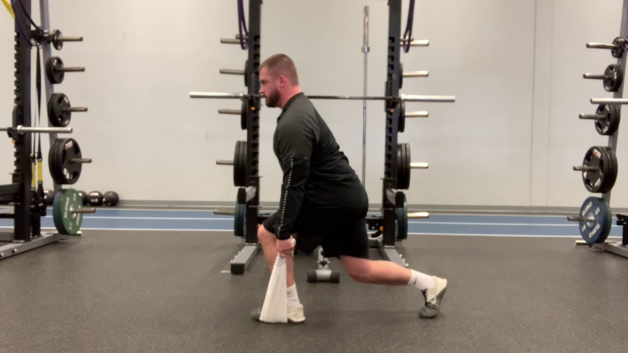 Overcoming Iso Split Squat - Home Verison - YouTube