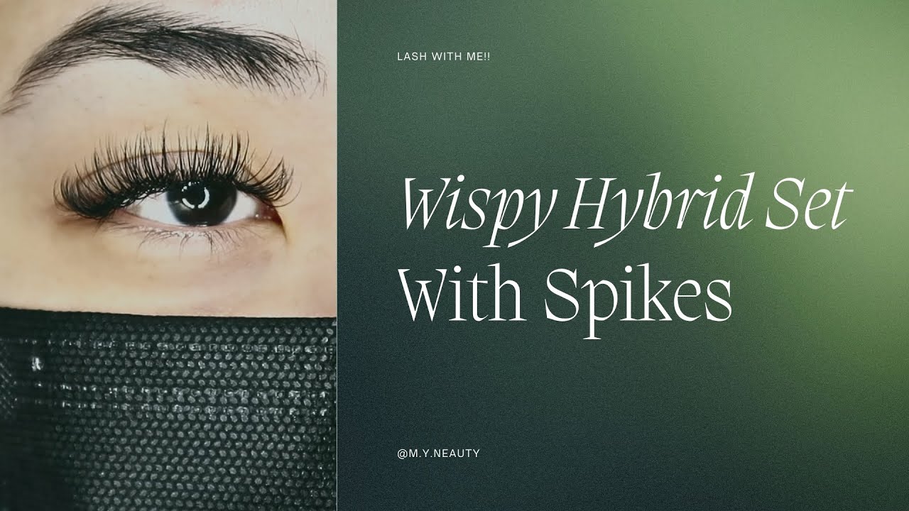 LASH WITH ME: 3 Tips for a Hybrid Wispy Set (Mapping) - YouTube