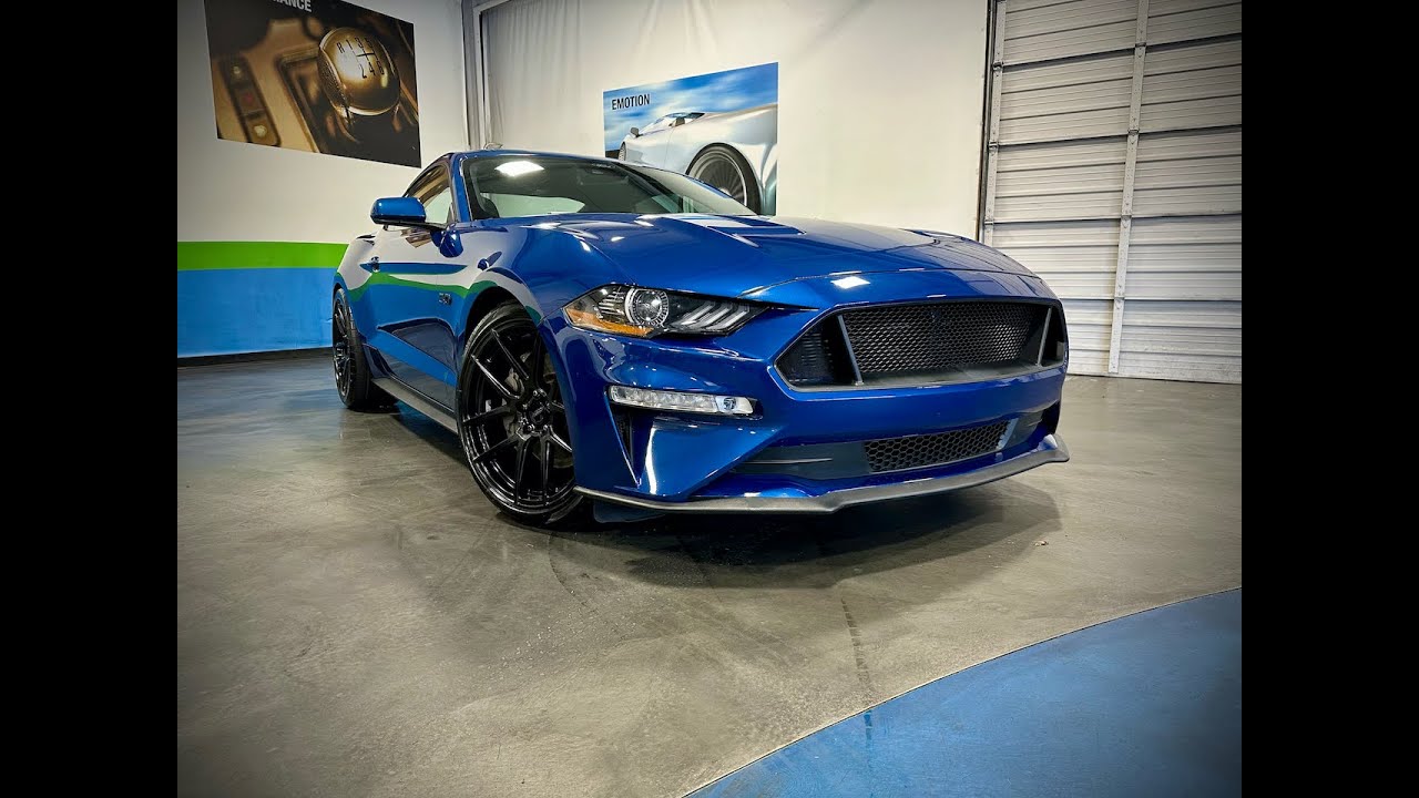 TASTEFULLY MODIFED 2022 MUSTANG GT WALKAROUND/STARUP! MMD WHEELS! - YouTube