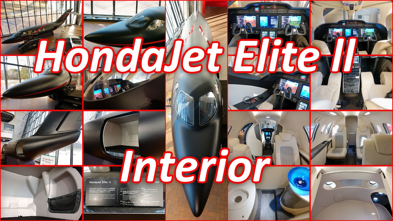 New HondaJet Elite II - Complete Interior And Exterior Tour - YouTube