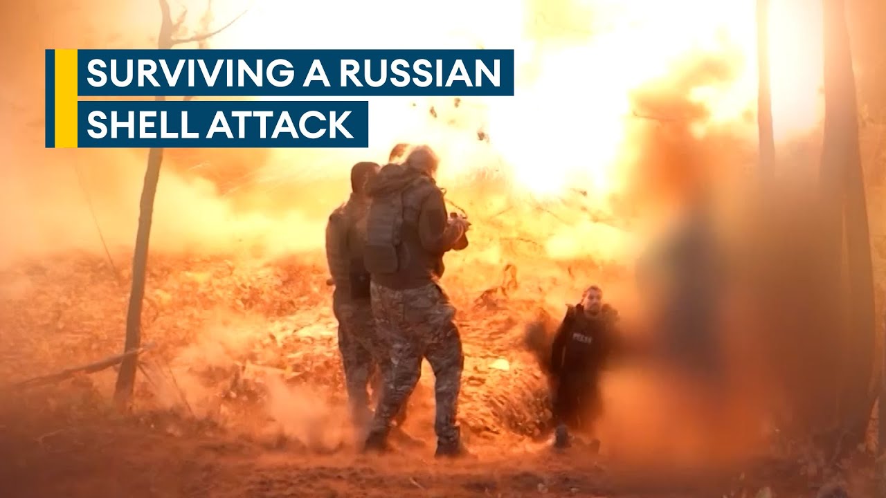 Frontline Ukrainian journalist who survived Russian shell attack shares ...