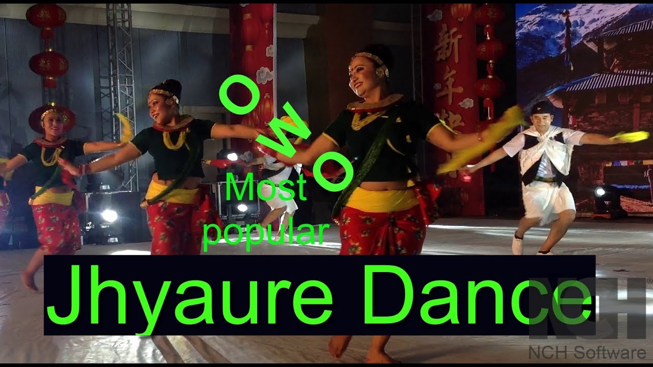 Best Jhyaure Dance by Goran Chaudhary and Team at Chinese "GALA ...