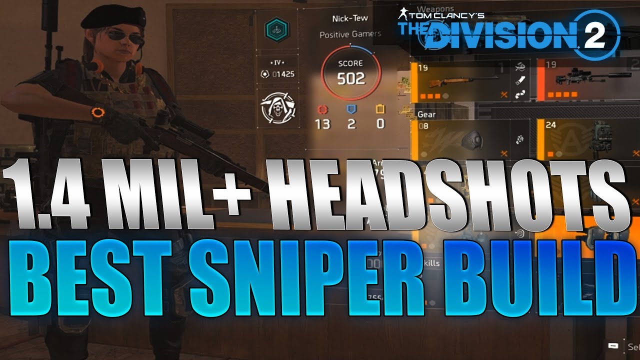 The Division 2 - Nerf Proof Best DPS Sniper Build Guide! 1.4+ Million ...