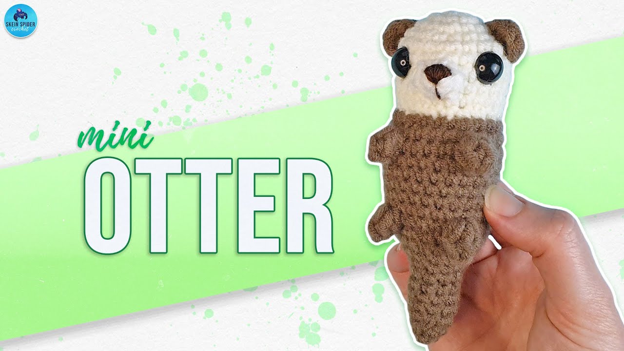 Mini Crochet Otter | Super easy pattern and tutorial - YouTube