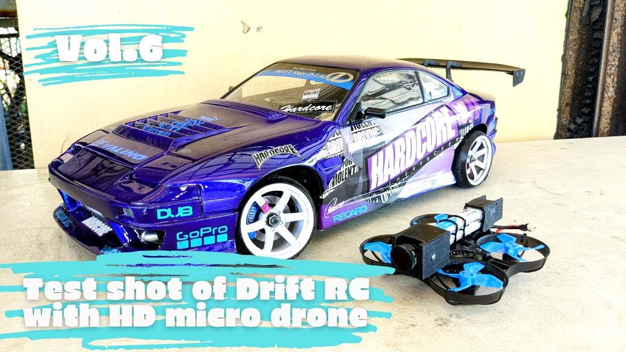 Test shot of Drift RC with HD micro drone FPV Vol.6 - YouTube