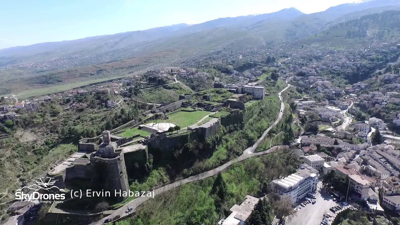 Gjirokaster Albania & Libohove Aerial Video Drone - YouTube