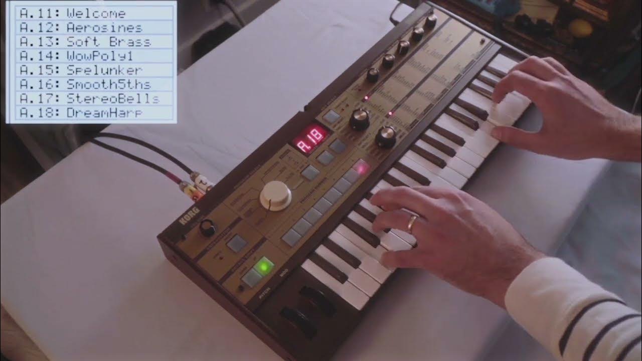100 new microKORG Patches / Presets - MT Bank1 - YouTube