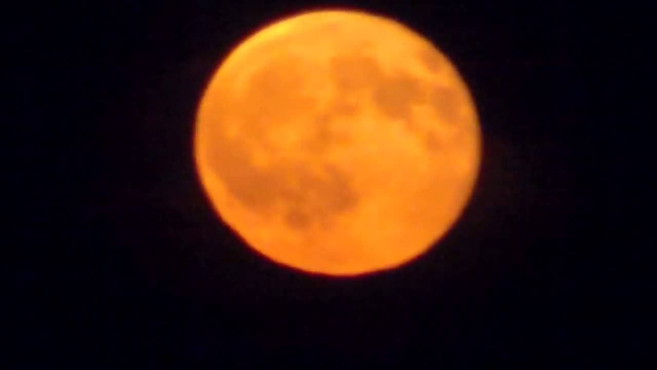 RARE RED MOON Manhattan NYC New York City & Hudson River - YouTube