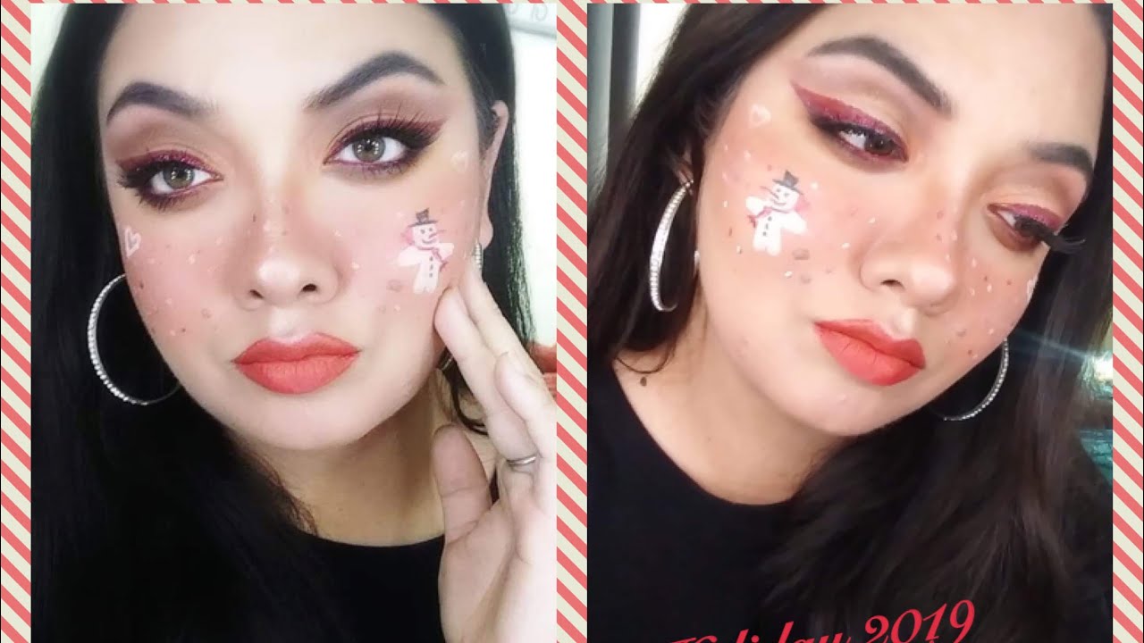 Toasty Frosty Makeup using Morphe 35V - YouTube