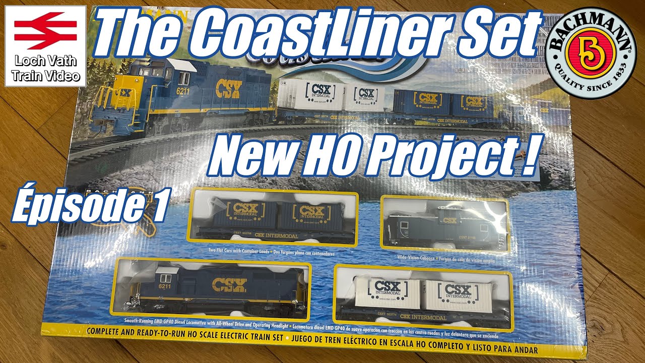 Bachmann H0 CoastLiner Train Set USA : Épisode 1 - YouTube