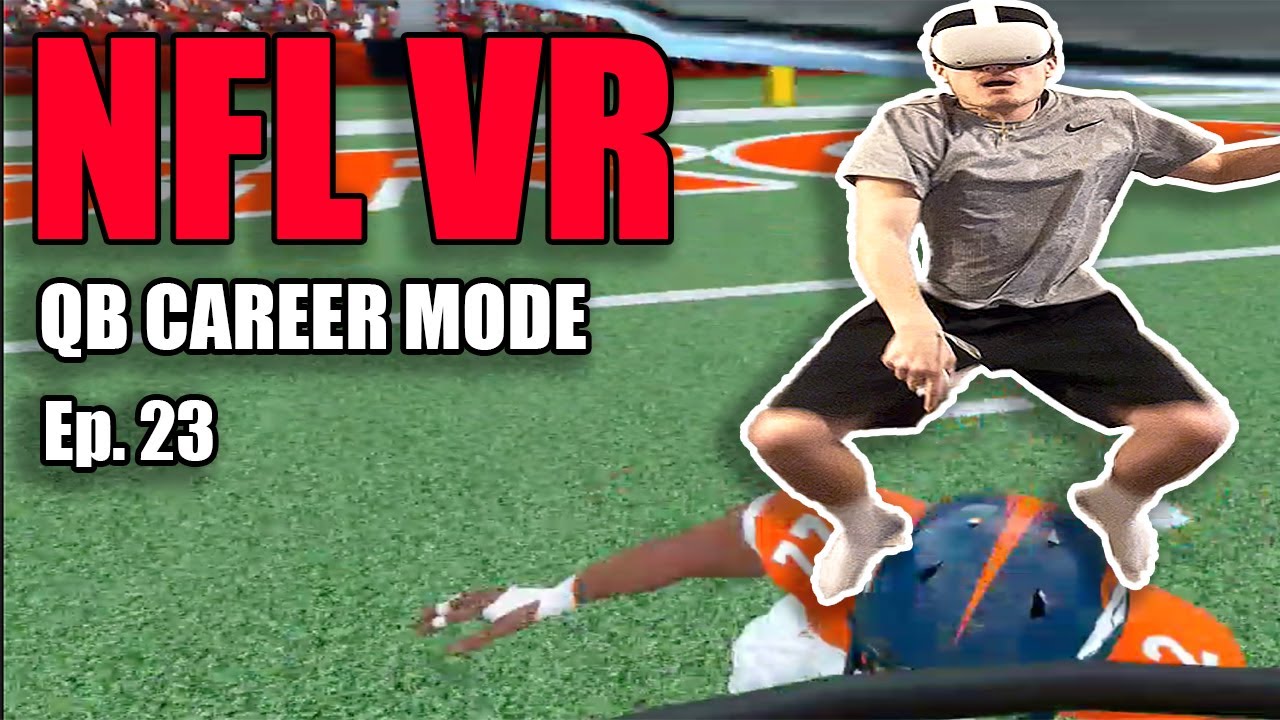 I TRIED TO HURDLE HIM FOR THE TOUCHDOWN | NFL VR QB Career Mode | Ep ...