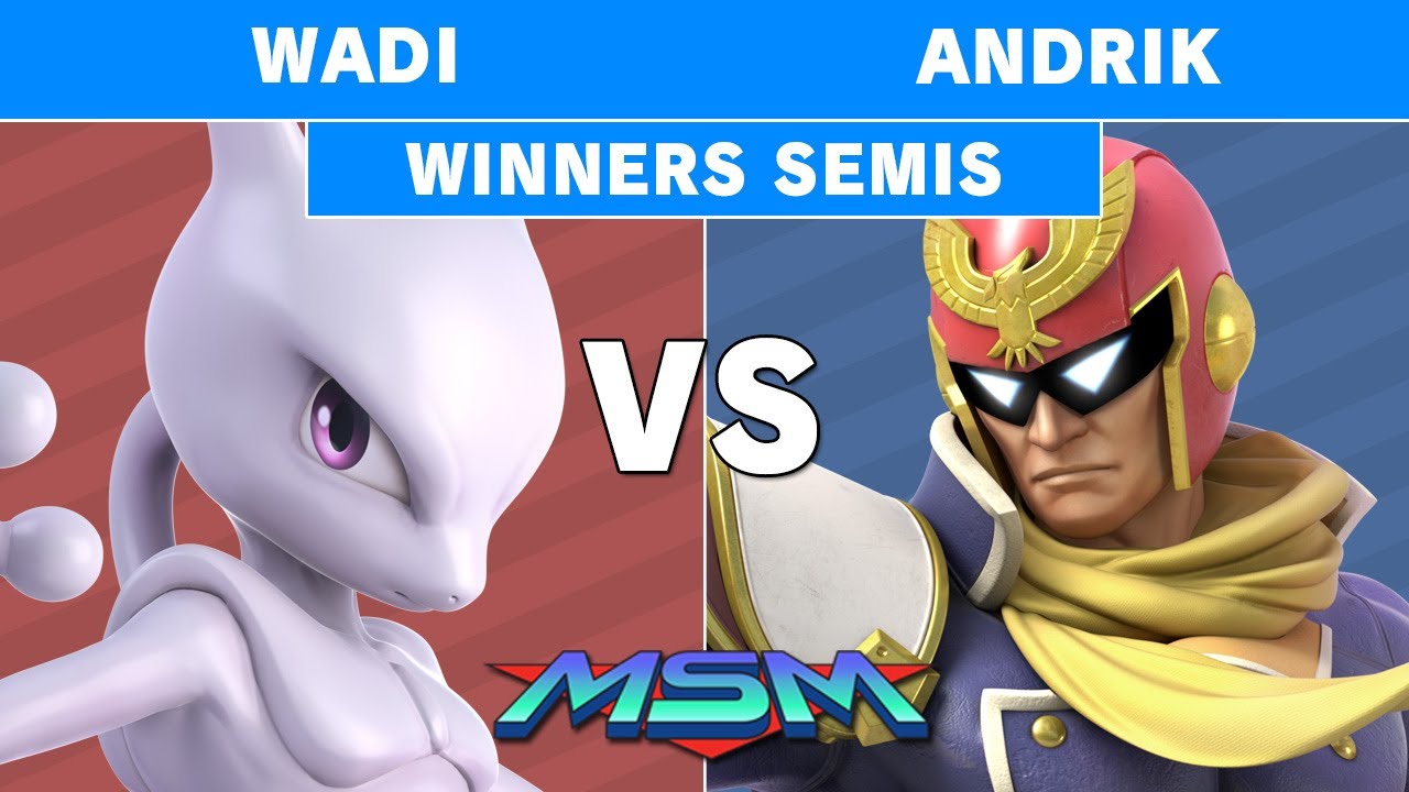 MSM Online 36 - WaDi (Mewtwo) Vs. RG | Andrik (Captain Falcon) Winners ...
