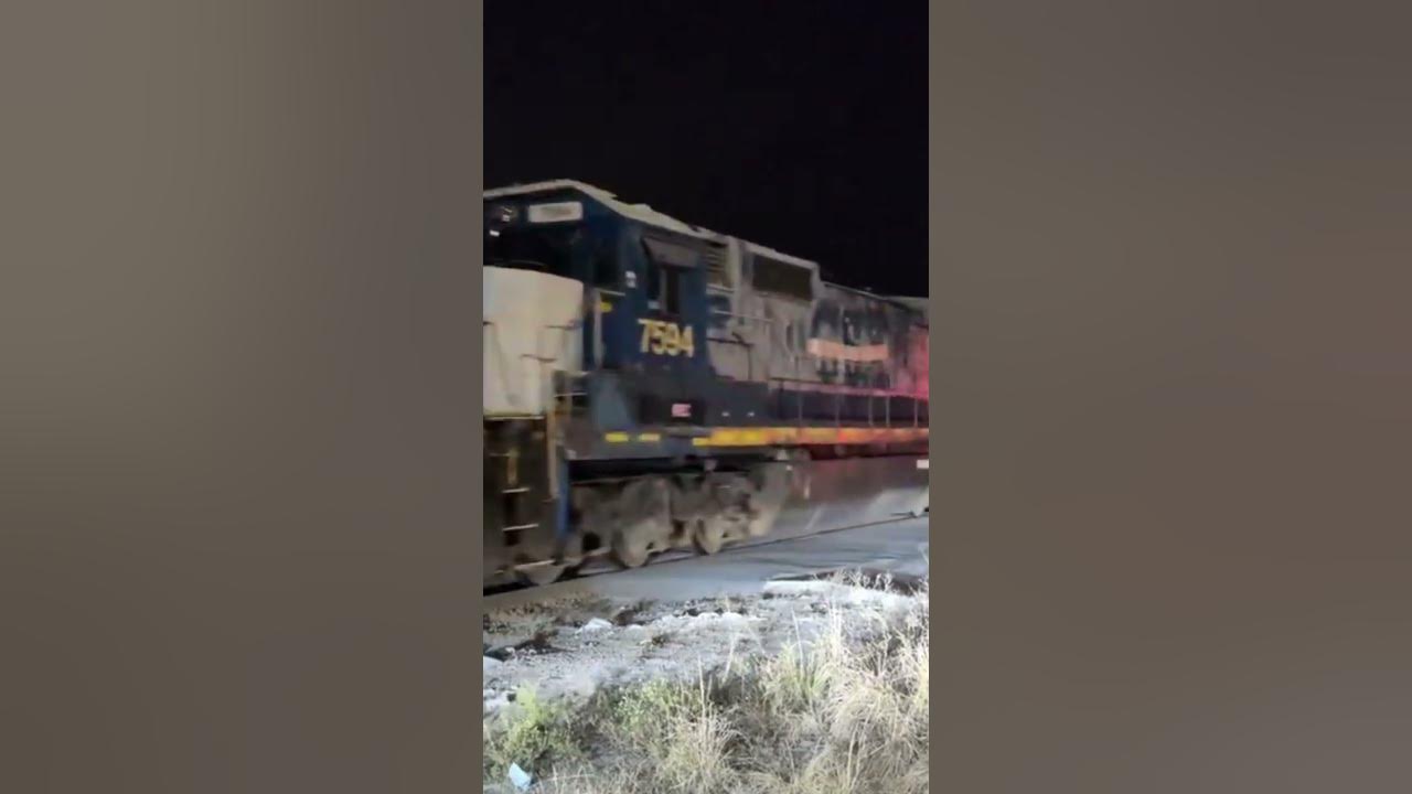 M603 w/ CSXT 4728, CSXT 3205, CSXT 6407, CSXT 8604 & MEC 7594 - YouTube