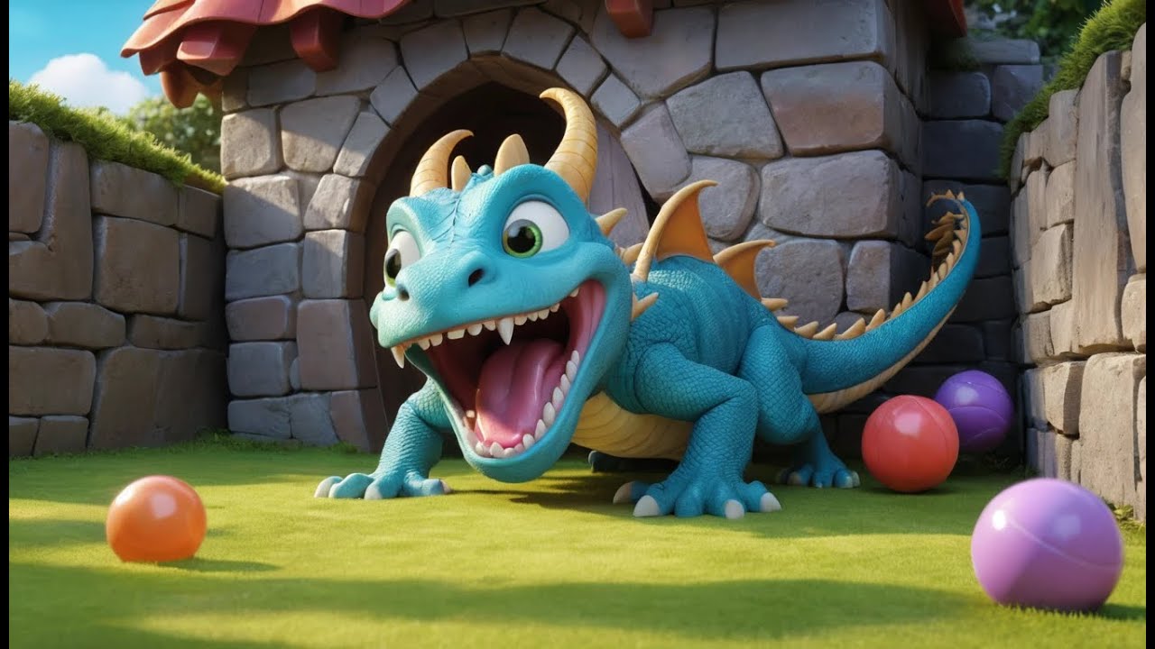 Dizzy the Dragon Wants to Play | Fun Nursery Rhyme for Kids | Sing ...