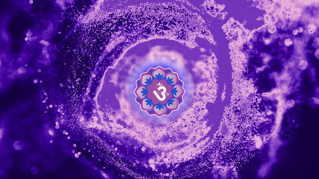 Crown Chakra Meditation | Open Sahasrara I Violet Light Activation 💜 ...