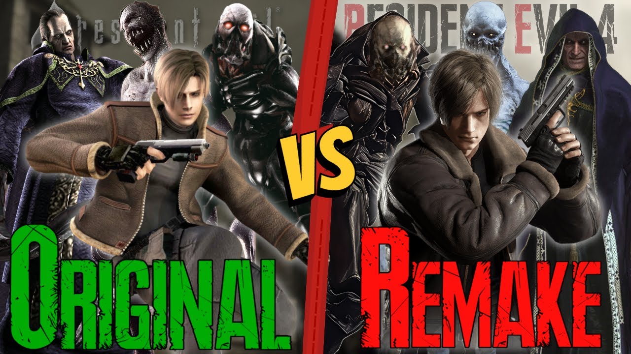 ORIGINAL VS REMAKE | RE 4 Vs RE4 Remake🔪💀🧟 (PARTE 2) - YouTube