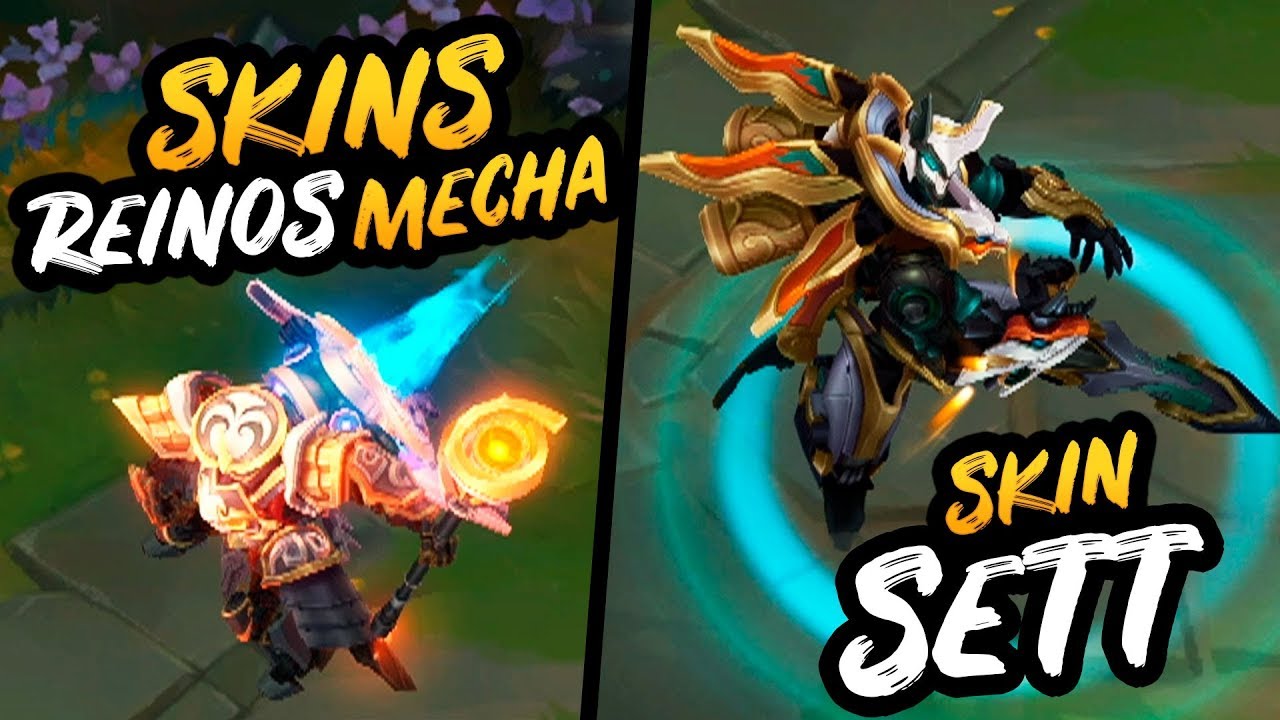 Nuevas Skins: Reinos Mecha - Sett, Jax, Draven, Garen y Leona ...