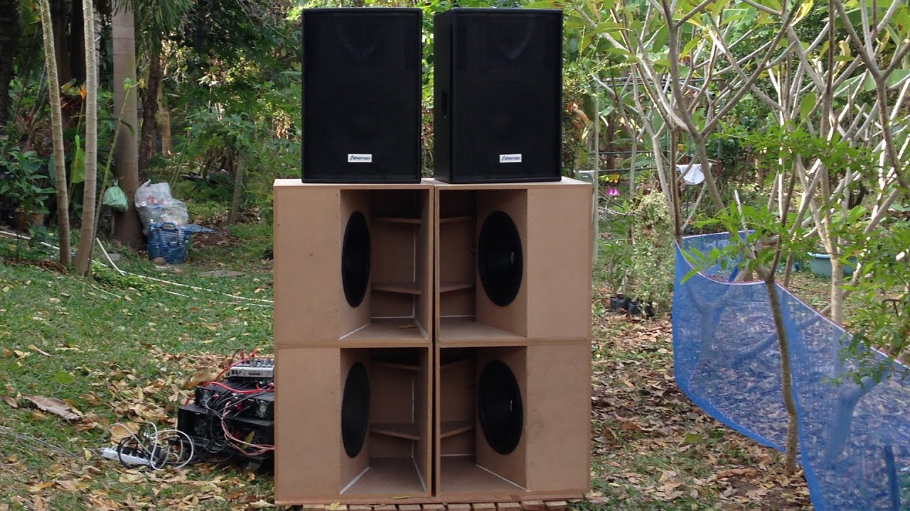 ตู้ลำโพง Cubo15 ดอกNanova1580 ลำโพงโครงปั้ม - YouTube