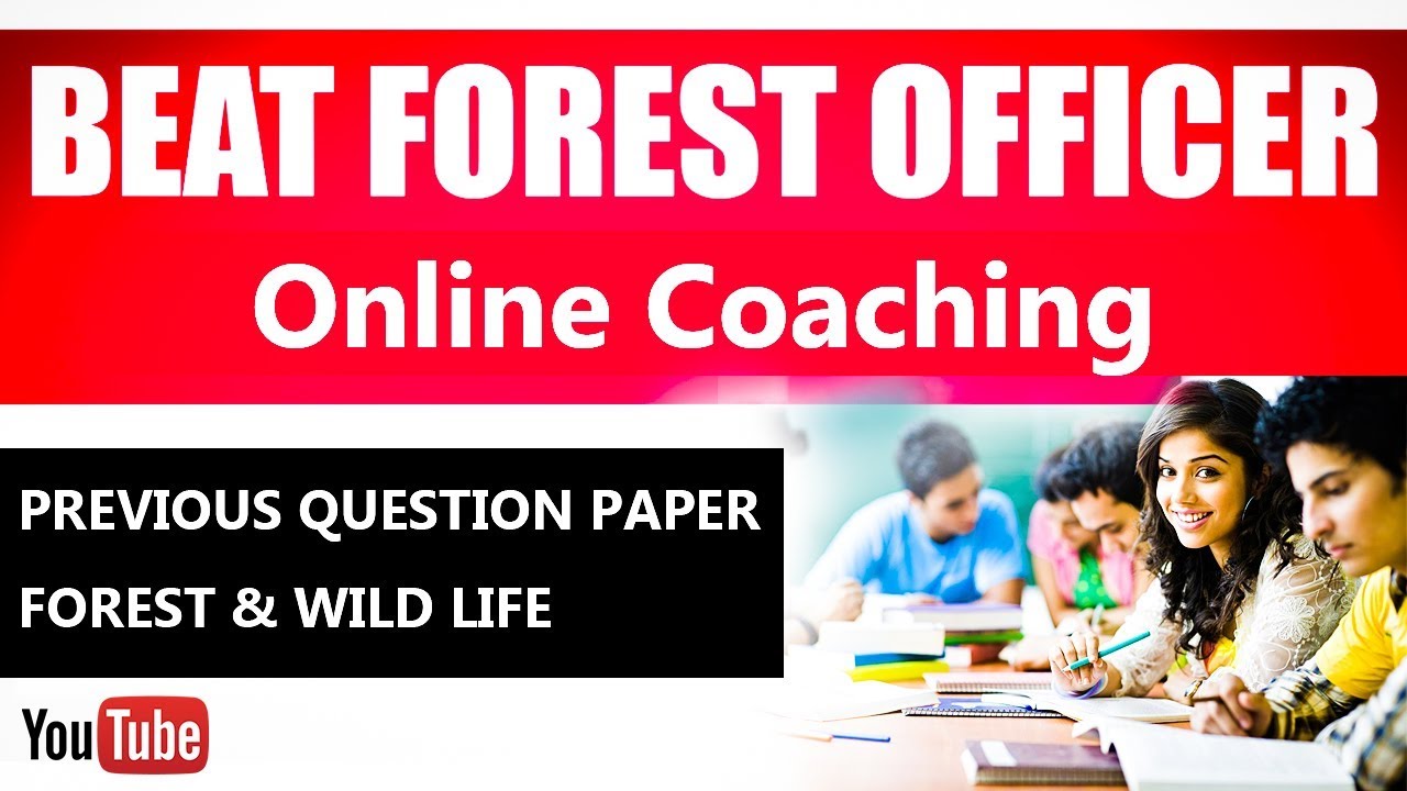 Beat Forest Officer Previous Question Paper - Forest & Wild Life (Part ...
