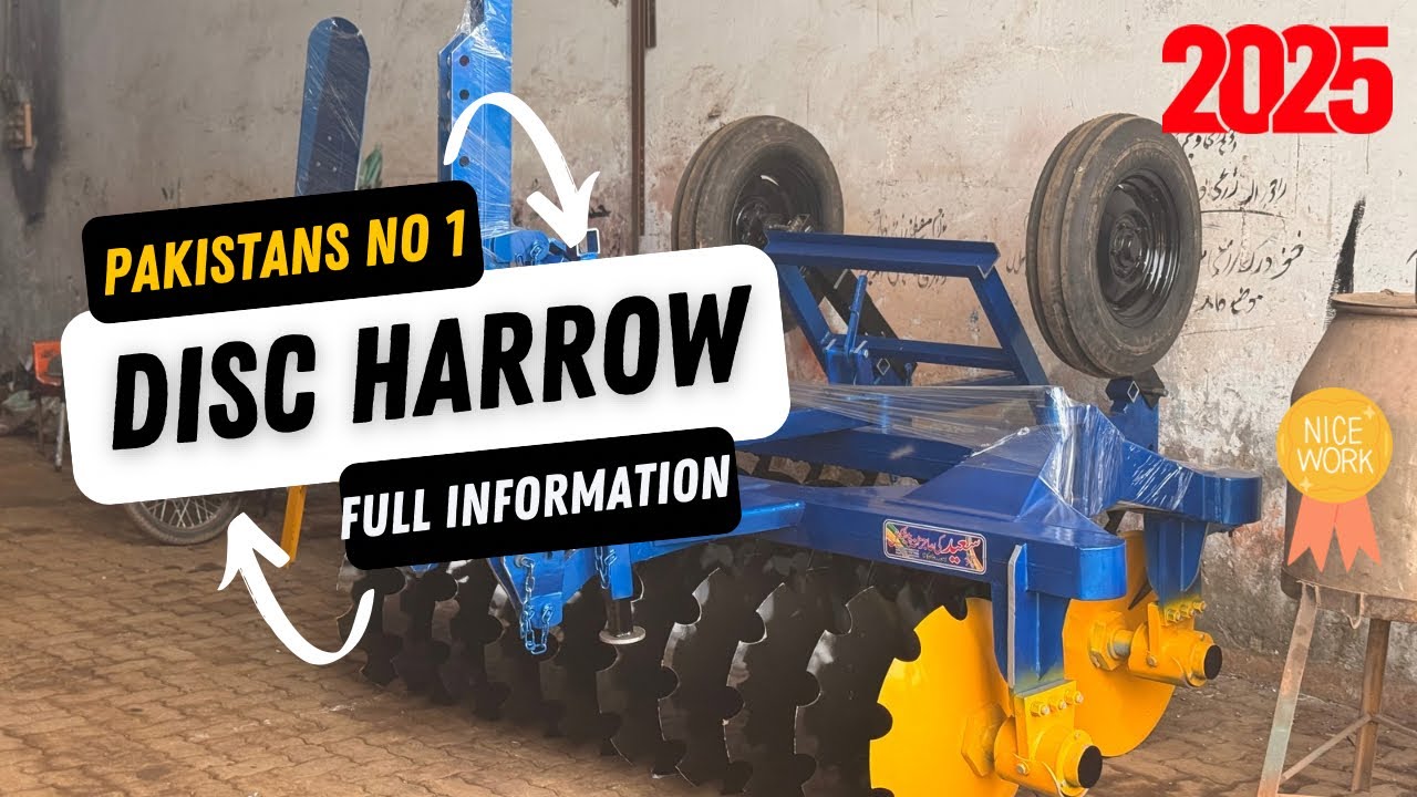 Best Disc Harrow In Pakistan || Full informative video || humsy disc ...