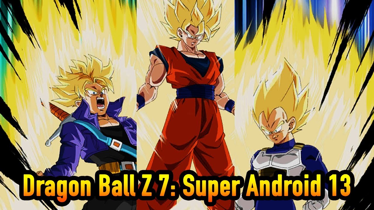 ANDROID 13 MOVIE SQUAD - Spirit Bomb Absorbed Goku, PUR Trunks and BLUE ...