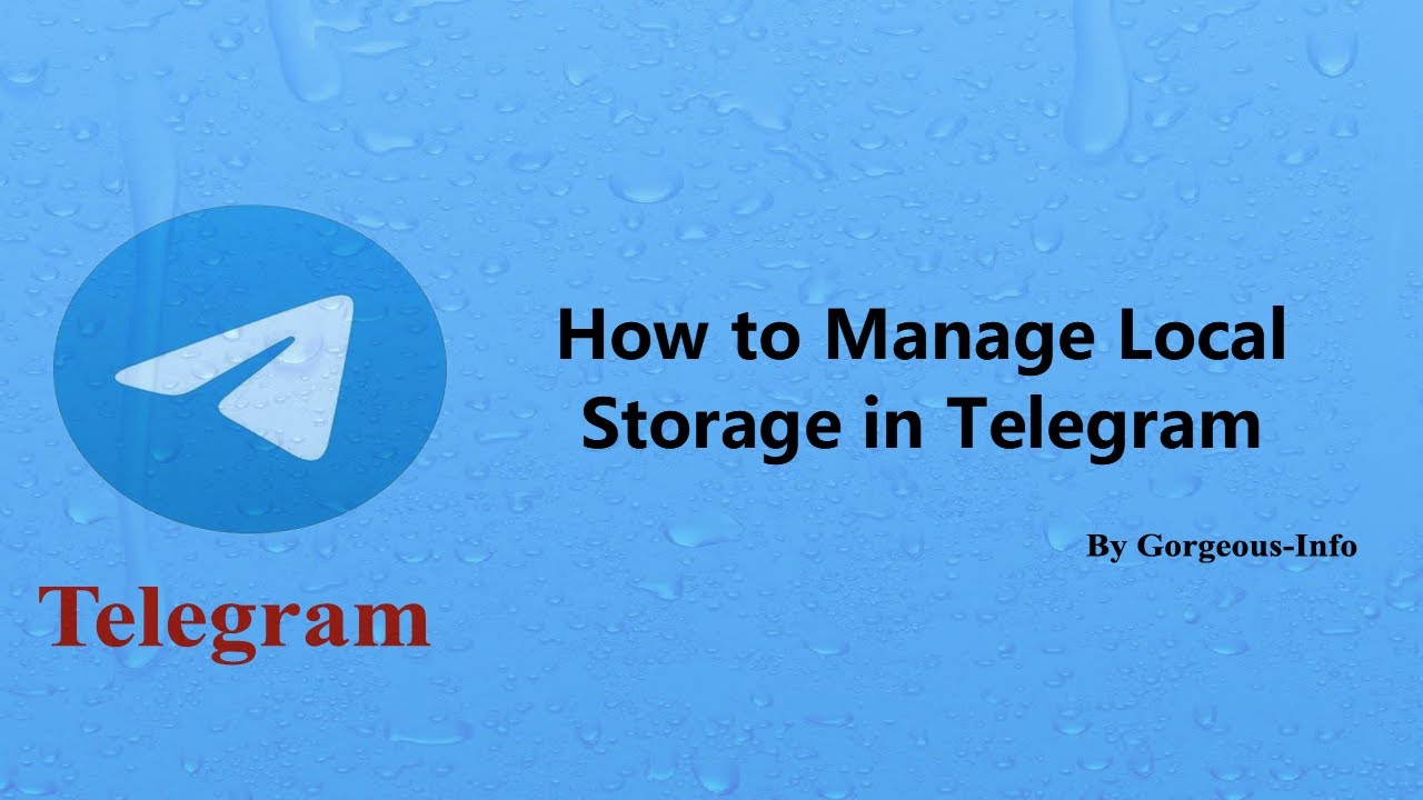 How to Manage Local Storage in Telegram - YouTube